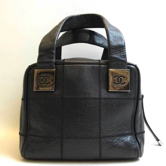 CHANEL | Bags | Chanel Chocolate Bar Hand Mini Boston Ab Black | Poshmark